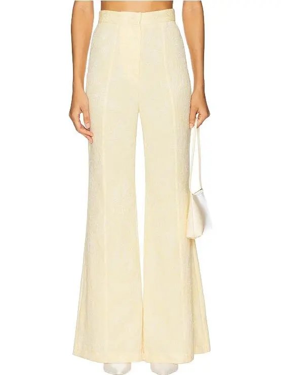 SABINA MUSAYEV Brice Wide Leg Pants - Yellow