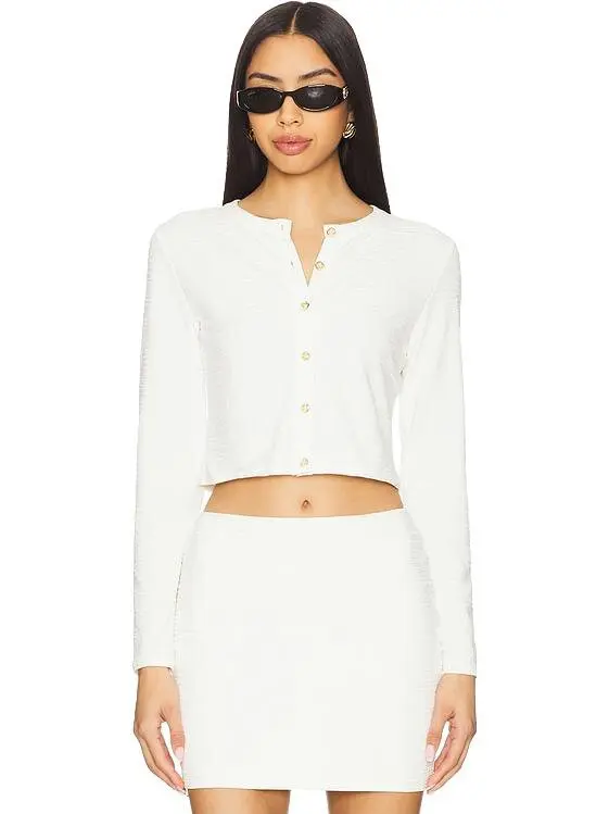 LA PORTE Lauren Swim Cardigan - Ivory
