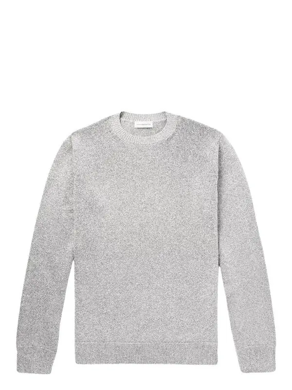 Dries Van Noten - Oversized Metallic Knitted Sweater