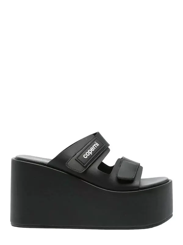 Coperni 95mm Patch Sandals - Black