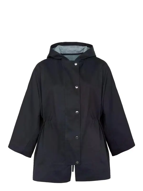 YVES SALOMON Cotton Jacket - Blue