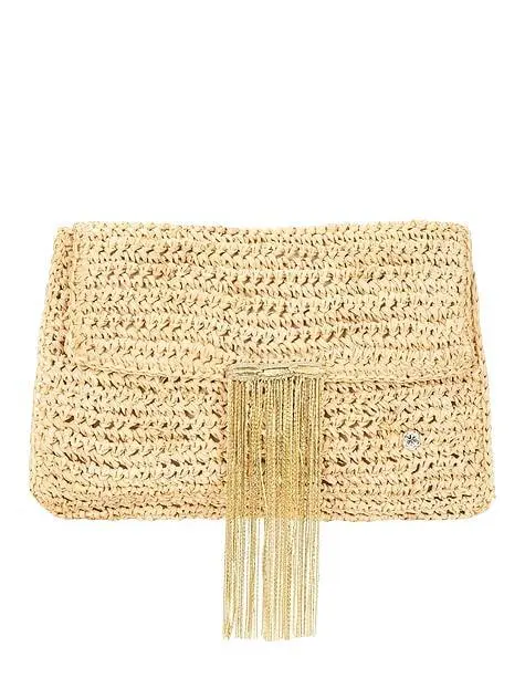 FLORABELLA Oviedo Clutch - Natural