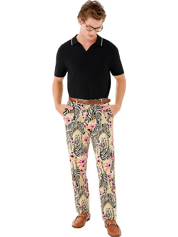 Lilly Pulitzer Mizner Stretch Pant - Rutabaga El Morocco