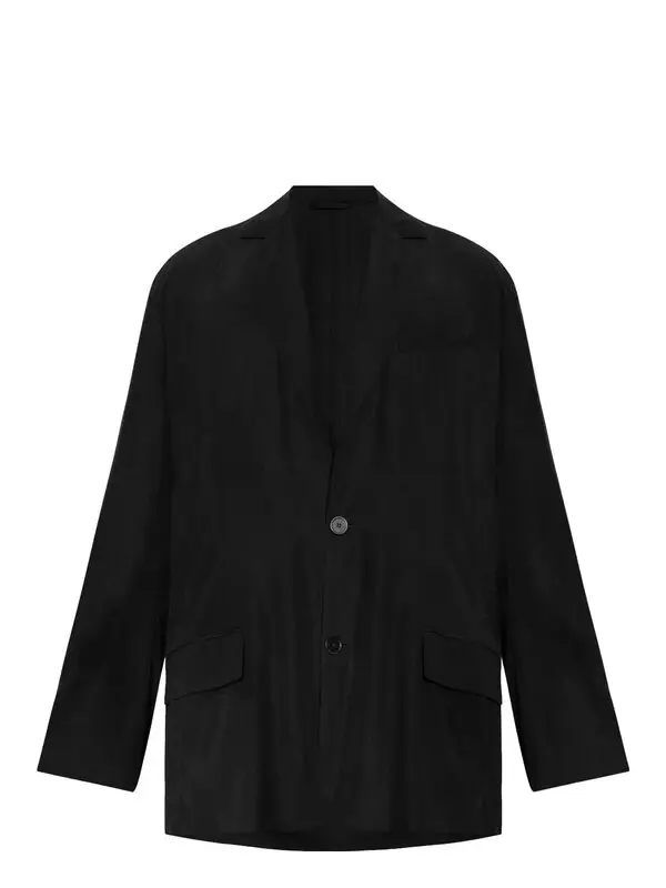 Balenciaga Single-breasted Blazer - Black