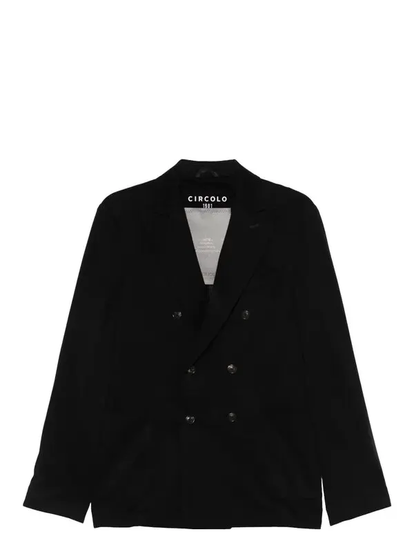 CIRCOLO 1901 Piqué Blazer - Black