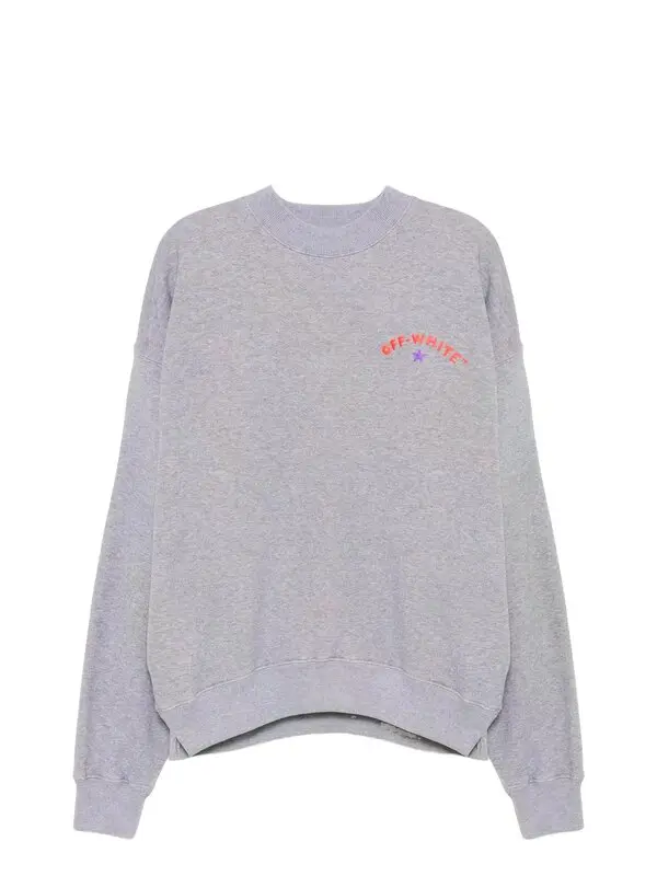 Off-White Logo-print Sweatshirt - Grey