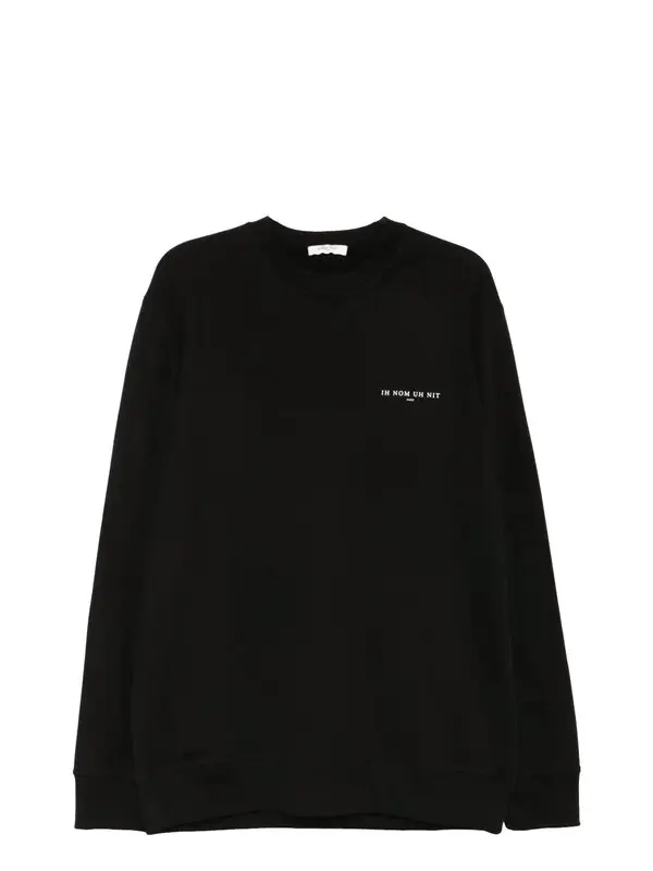 IH NOM UH NIT Logo-print Sweatshirt - Black