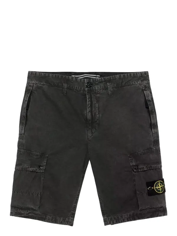 Stone Island Compass-badge Shorts - Black