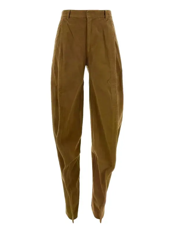 Y/project Velvet Trousers - Brown