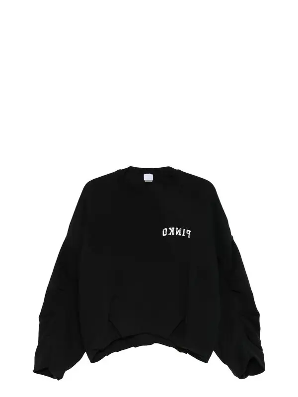 Pinko Logo-print Sweatshirt - Black