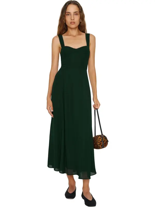 REFORMATION Lela Dress - Forest