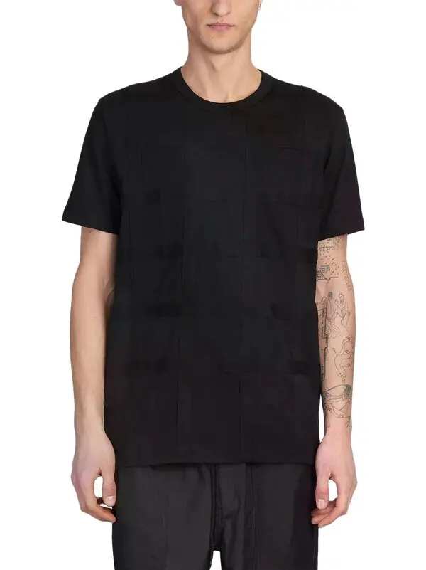Comme Des Garçons Textured-finish T-shirt - Black