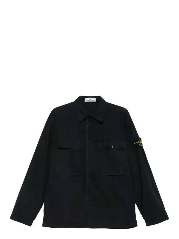 Stone Island Compass-badge Shirt - Black