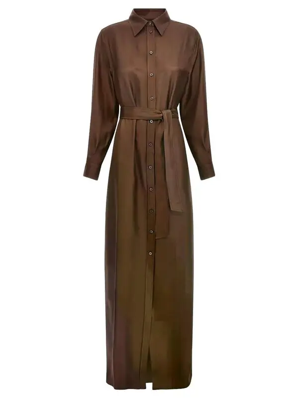 TOM FORD Shirt Maxi Dress - Brown