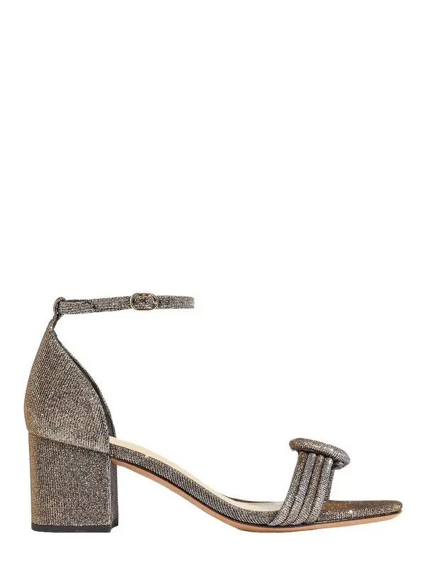 ALEXANDRE BIRMAN Vicky 60 Knotted Sandals - Gunmetal