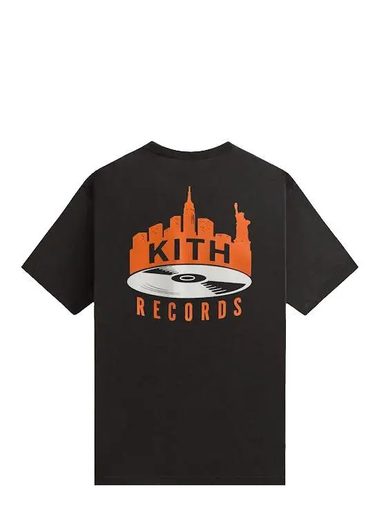Kith Records Vintage Tee Shirt - Black