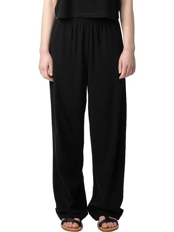 Zadig&Voltaire Clem Lin Lave Wings Pants - Black