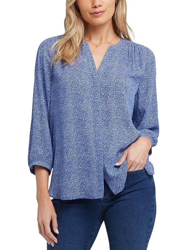 NYDJ Pintuck Blouse - La Campana