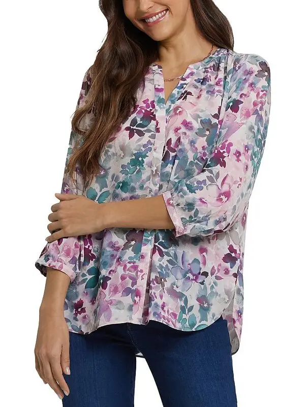 NYDJ Pintuck Blouse - Le Marais
