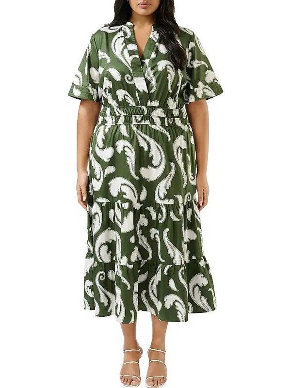 ESTELLE Sandswept Midi Dress - Print