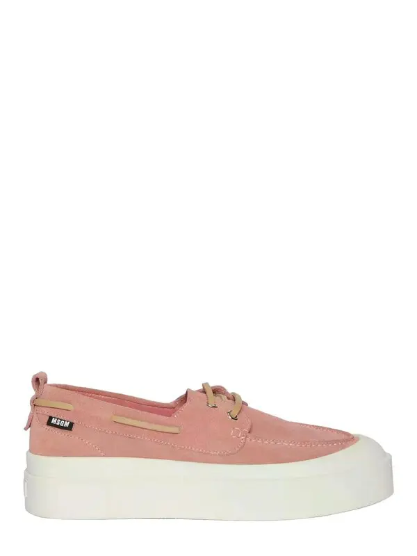 MSGM Suede Loafers - Pink