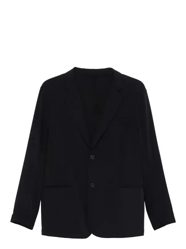 Emporio Armani Single-breasted Blazer - Blue