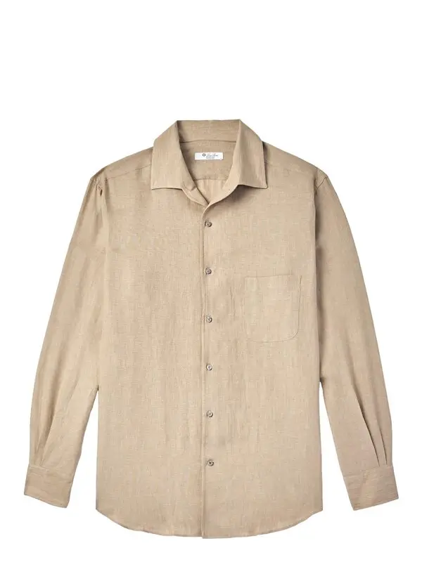 Loro Piana André Linen Shirt - Neutrals