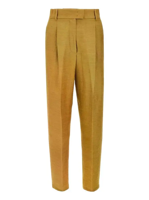 Max Mara Efedra Tailored Trousers - Gold