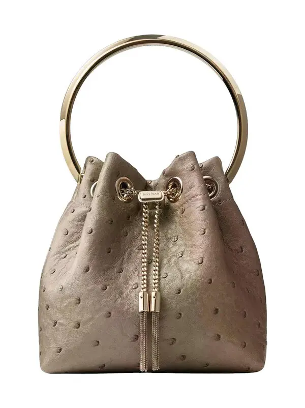 JIMMY CHOO Bon Bon Bucket Bag - Neutrals