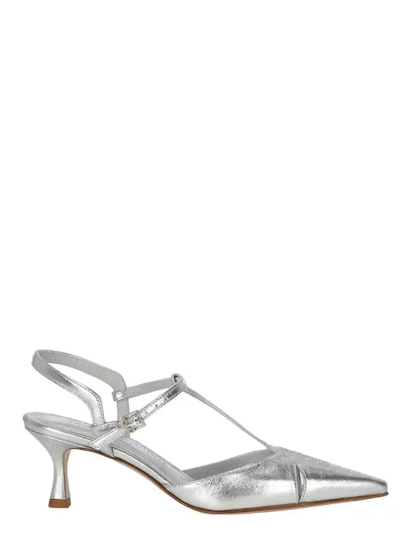 SERGIO LEVANTESI Edvige Slingback Pumps - Silver