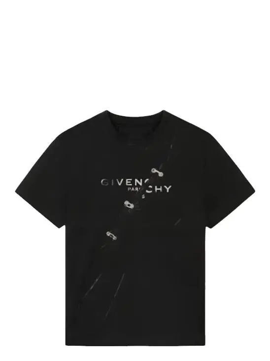 Givenchy Trompe Oeil Logo T-shirt - Black