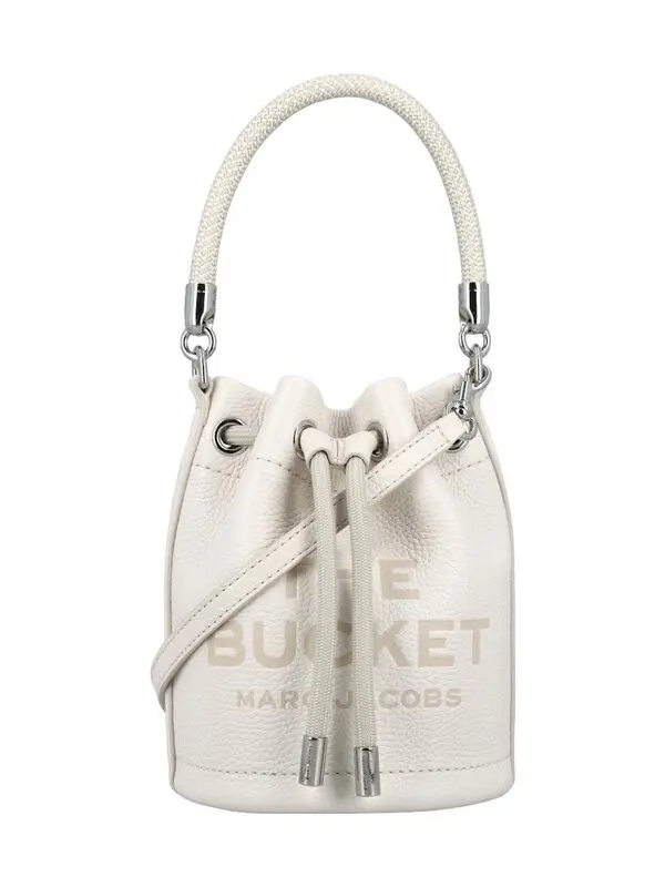 Marc Jacobs Micro Bucket Bag - Cotton Silver