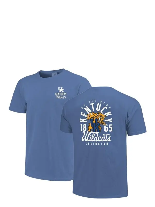 IMAGE ONE Kentucky Wildcats Comfort Colors Mascot Overlay T-shirt - Royal