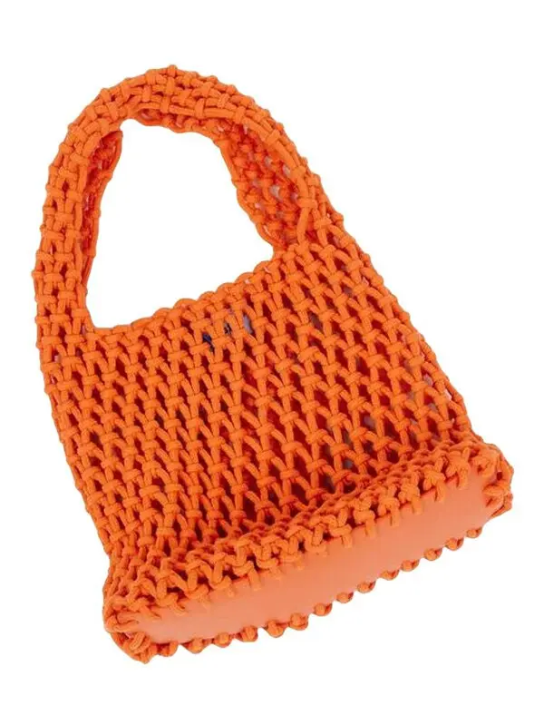Hat Attack Lizzie Cotton Mini Bag - Mandarin