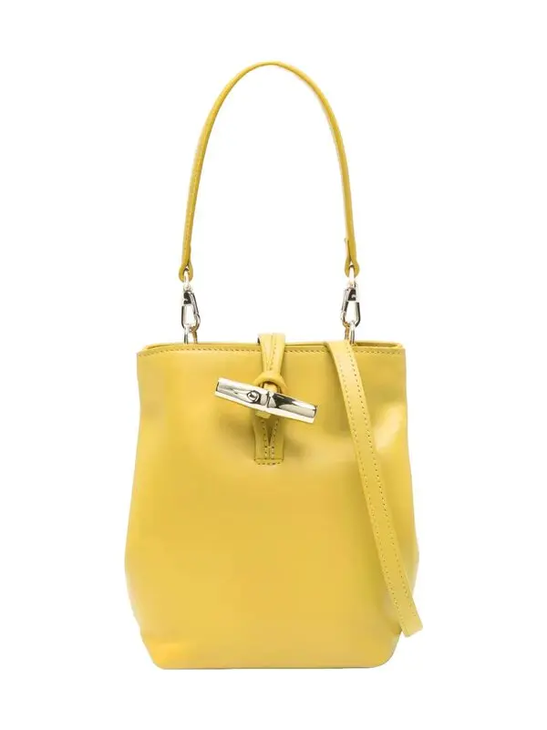 Longchamp Mini Le Roseau Bucket Bag - Yellow