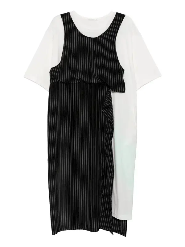 Y’s Panel Detailing Dress - White