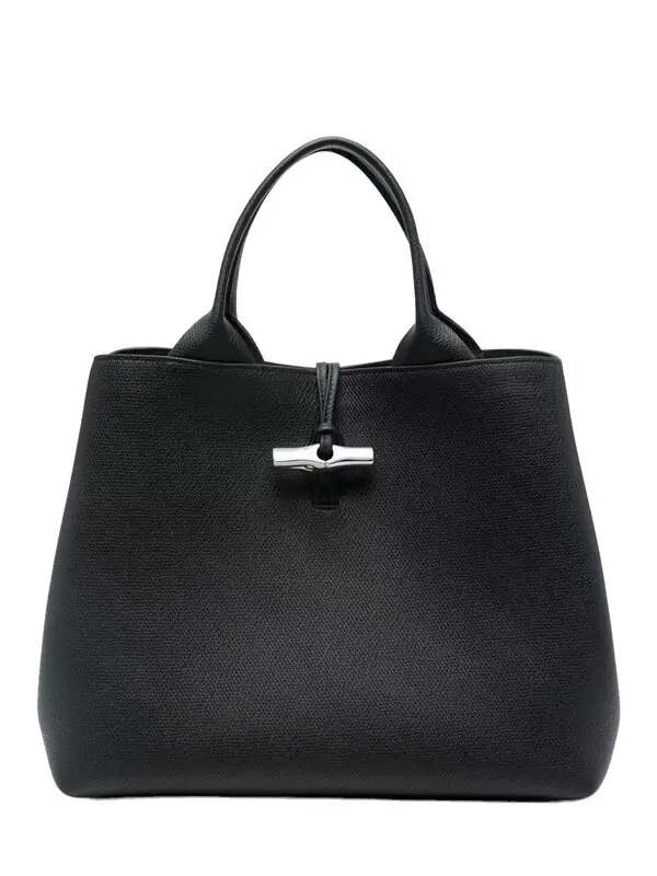 Longchamp Le Roseau Large Tote - Black