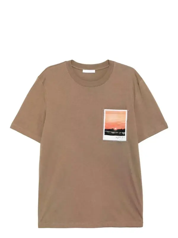 Helmut Lang Pstcard T-shirt - Brown