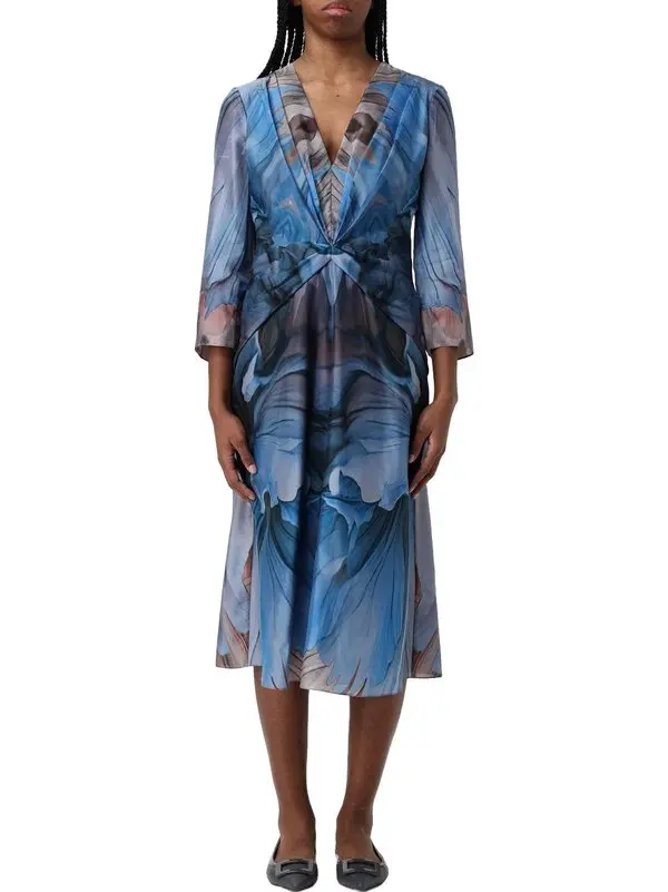 Alberta Ferretti Dress - Gnawed Blue