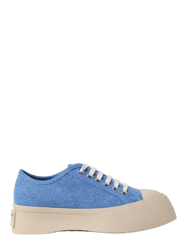 Marni Lace-up Sneakers - Sky Blue