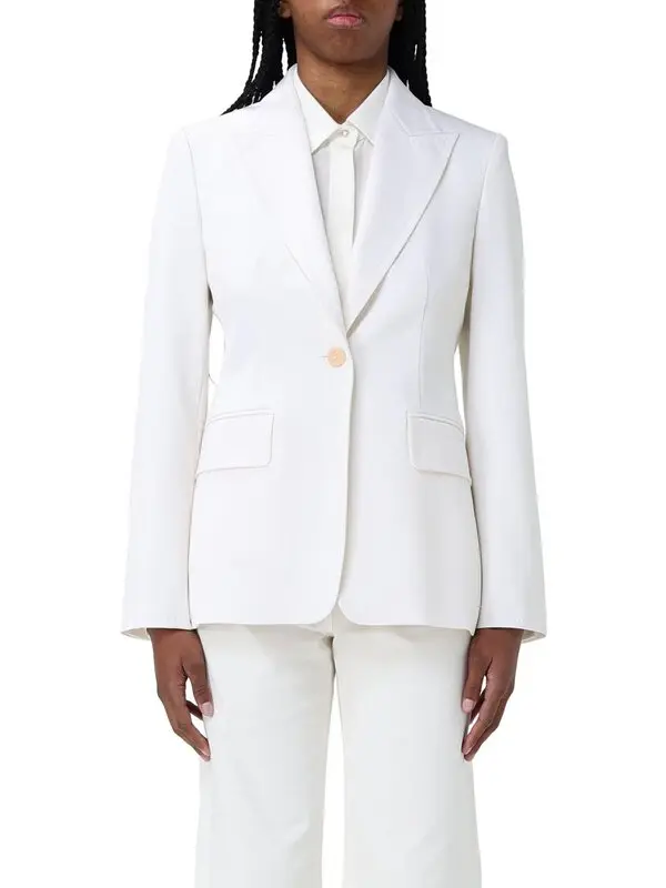 Max Mara Single Breasted Jacket - White