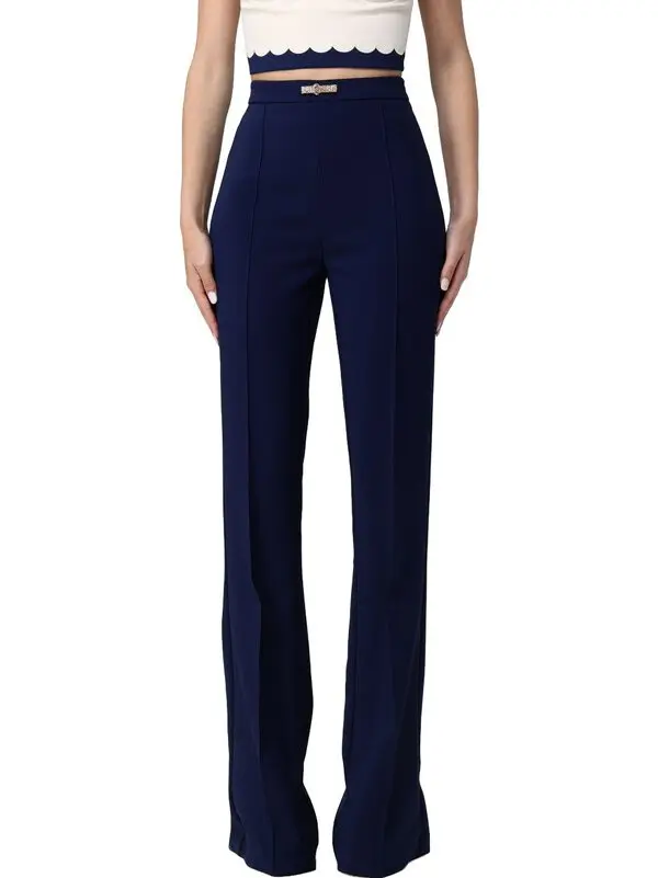 Elisabetta Franchi Trousers - Blue