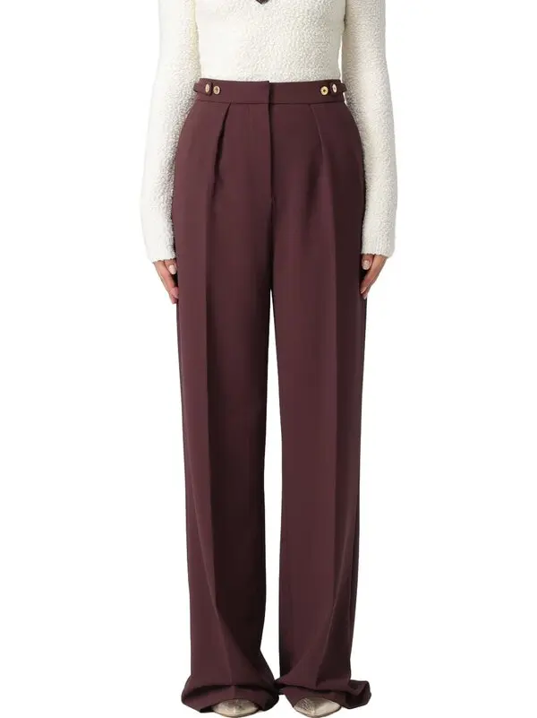 Elisabetta Franchi Trousers - Wine