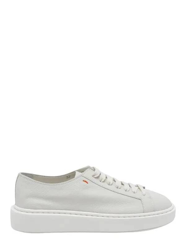 Santoni Lace Up Sneakers - White