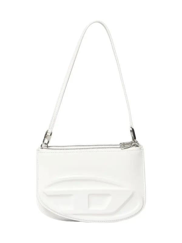 DIESEL® Embossed Logo Shoulder Bag - White