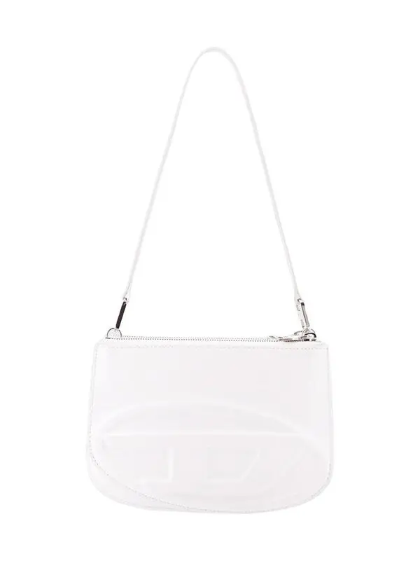 DIESEL® Embossed Logo Shoulder Bag - White