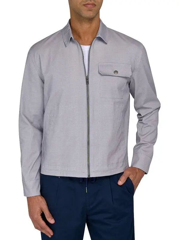 BROOKLYN BRIGADE Slim Fit Brooklyn Bridge Jacket - Grey