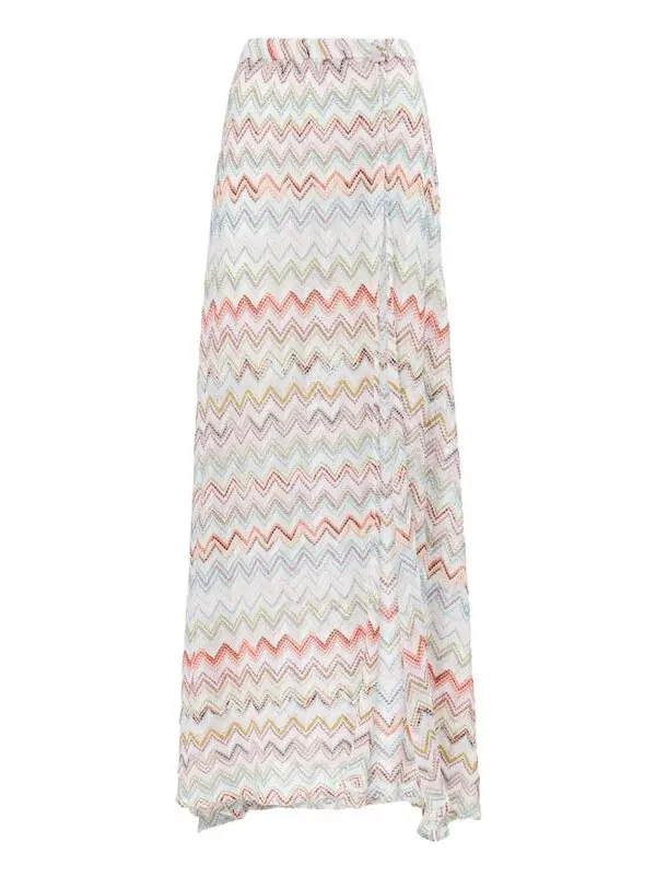 Missoni Zig Zag Metallic Maxi Skirt - Multicoloured