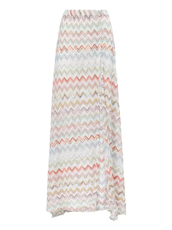Missoni Zigzag Metallic Maxi Skirt - Multicoloured