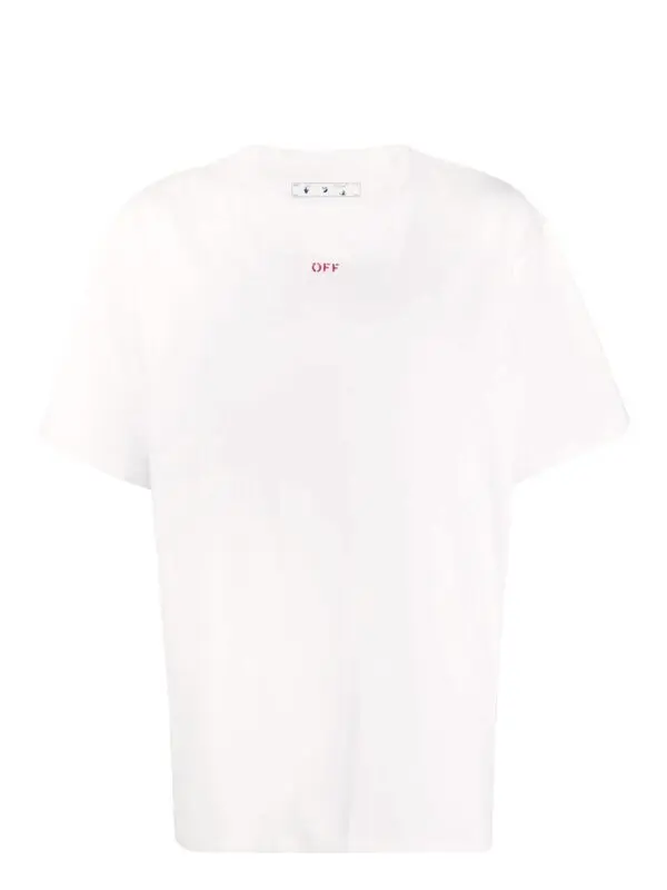 Off-White Off Stencil Arrows Print Tee Shirt - White
